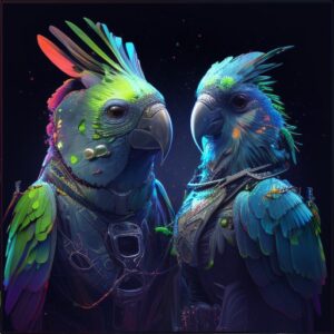 I used AI to generate Parrot Art: Check these cute, weird, and ...